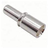 China Silver Plated Slotted Pin & Socket, High Precision Male Female Connector Terminal for sale