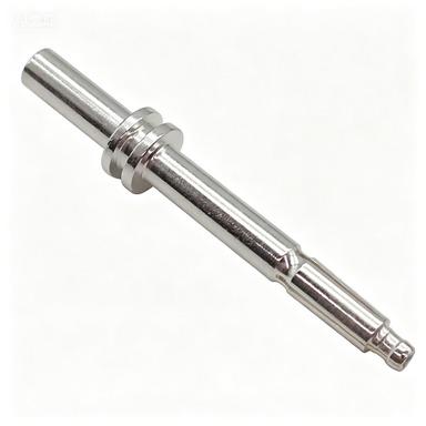 China 3.0mm Brass Silver Plated Pin, High Precision Connector Male Terminal for sale