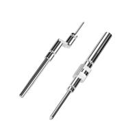 China Brass CNC Machined Silver Plated Pin, Low Resistance Wear Resistant Terminal for sale