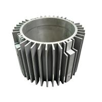 China Industrial Aluminum Extruded Motor Heat Sink Housing, Custom Size 6061 Aluminum Motor Shell for sale