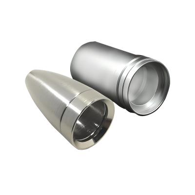 China Precision CNC Machined LED Light Housing, Aluminum Alloy Spotlight Fitting, Customizable for sale