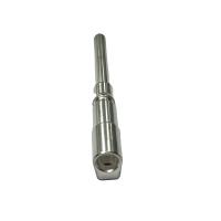 China High Conductivity Brass Silver Plated Screw Lock P-Slot Pin & Receptacle for sale