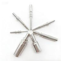 China Ultra High Tolerance Custom Silver Plated Brass New Energy Terminal Precision Machining Power Connector Pin Custom Design for sale