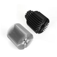 China Ultra High Tolerance Custom Aluminum Alloy Extrusion Heat Sink High Density Fin Radiator Custom Design & Size for sale