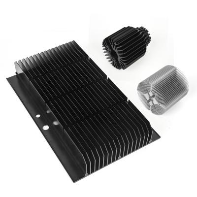 China Custom Aluminum Alloy Extrusion Heat Sink with 0.005 Tolerance High Density Fin Radiator Custom Design & Size for sale