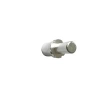 China Custom Silver Plated Red Copper Terminal 12.0mm Socket Pin CNC Machined for Machined with Milling Flat and Hole for sale
