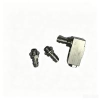 China 304 Stainless Steel Three Way Tee Fitting Precision CNC Machined Barb Hose Connector for Fluid Pipeline for sale