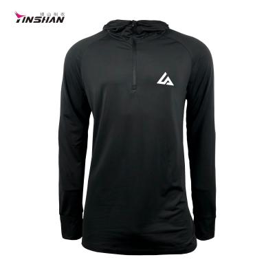 China Sportswear Type Half Zipper T-Shirt for Quick Dry Base Layer Events in S/M/L/XL Sizes for sale