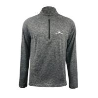 China Autumn Custom Design Wicking 100%Polyester Solid Plain Gym Running Men's Fitness Hoodie for sale