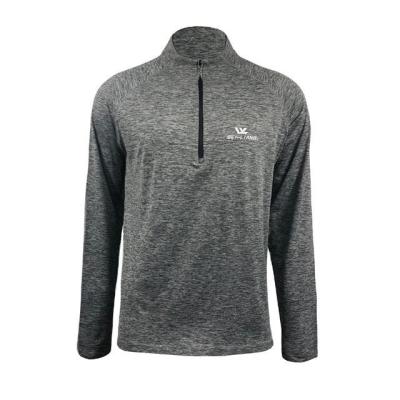 China Autumn Custom Design Wicking 100%Polyester Solid Plain Gym Running Men's Fitness Hoodie for sale