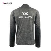 China Autumn Custom Design Wicking 100%Polyester Solid Plain Gym Running Men's Fitness Hoodie for sale