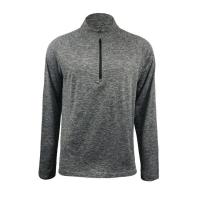 China Autumn Custom Design Wicking 100%Polyester Solid Plain Gym Running Men's Fitness Hoodie for sale