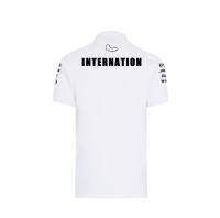 China Custom Logo Design Unisex Polo Shirts with Printing Techniques and Cotton Elastane for sale