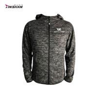 China Customized Color Men's Summer Casual Nylon Elastane Hoodie Jacket for Running Gym Wear for sale
