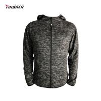 China Customized Color Men's Summer Casual Nylon Elastane Hoodie Jacket for Running Gym Wear for sale