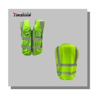 China Custom Logo High Visibility Safety Vest for Construction Workers Roadway Safety Vest for sale