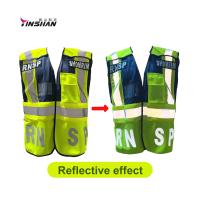 China Ready-made Apparel Direct Injection Heat-Transfer Printing Engineer Warning Vest for sale