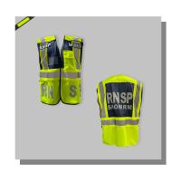 China Ready-made Apparel Direct Injection Heat-Transfer Printing Engineer Warning Vest for sale