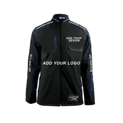 China Poly/Cotton Softshell Motor Racing Motocross Jersey with Customized Graphics Design for sale