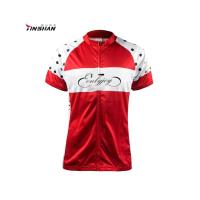 China Sustainable Red Dry Fit Short Sports Polyester Sublimated Printing Custom T Shirt for sale