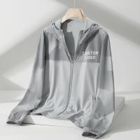 China Long Sleeve Ice Silk Printed Men's Fishing Sunscreen Clothing for Sun Protection for sale