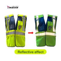 China High Visibility Motorcycle Reflective Vest Safe Working Clothes for Road Construction for sale