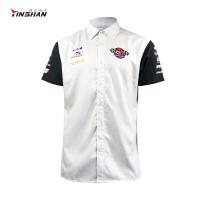 China Racing Team 3D Printed Plus Size Sportswear Polo for Men OEM Custom Logos Printing for sale