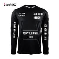 China Custom Sportswear Breathable Quick-Drying Bicycle Jersey Long Sleeve T-Shirts for OEM for sale