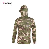 China QUICK DRY Sport Fishing Clothes OEM Custom Hight Ice Silk Sunblock Hooded Print Coat for sale