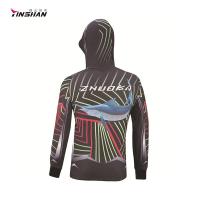 China QUICK DRY Sport Fishing Clothes OEM Custom Hight Ice Silk Sunblock Hooded Print Coat for sale