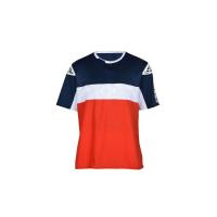 China Custom Printing Short Sleeve Breathable Horse Racing Shirt with Retro Stripes Design for sale