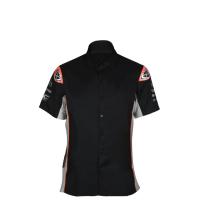 China Custom Team Name Knit Fabric Sports Polo Shirts with Printing and Logo Embroidery for sale