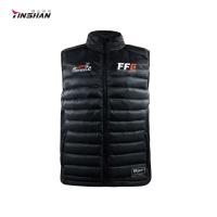 China Custom Logo Men's Softshell Zipper Fleece Sports Team Racing Jacket Vest with Pockets for sale
