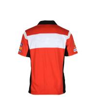 China Cotton Fabric Breathable Short Sleeve Tennis Jersey Design Polo Neck T-Shirt for Men for sale