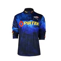 China Custom Printed Short Sleeve Blue With Pattern Dirt Bike Off Road Motocross Racing T Shirts for sale
