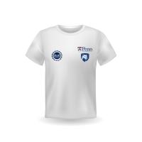 China University T-Shirt with Custom Logo Design Needle Detection Yes Label Custom Lables for sale
