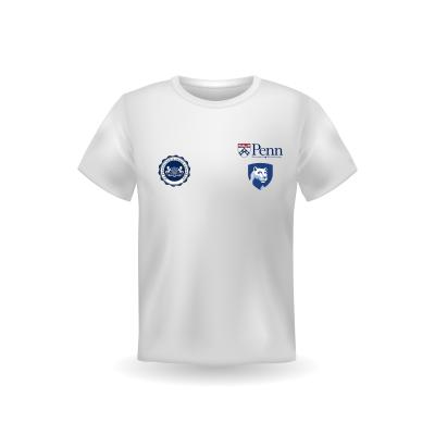 China University T-Shirt with Custom Logo Design Needle Detection Yes Label Custom Lables for sale
