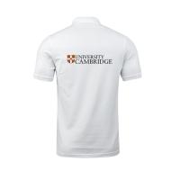 China OEM Designs University Logo Polo Shirt with Printed Logo and Breathable Fabric for sale