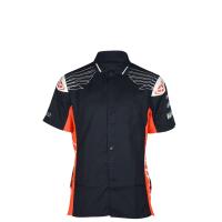 China Customized Logo Printing Big and Tall Men's Short Sleeve Racing Motorcycles Shirt for sale