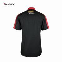 China Men's Short Sleeve Racing and Sports Wear Shirt with Breathable and Quick Dry Fabric for sale