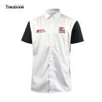 China Summer Racing Men's Polo Shirt with Contrast Panel Side Panels and Sportswear Design for sale