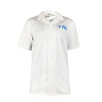 China Support Customized Samples Women's Work Blouse with Long Sleeves and Button Down Front for sale