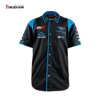 China Big and Tall Men's Shirt Short Sleeve plus size racing Shirts f1 t-shirt Quantity / for sale