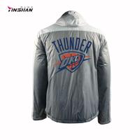China Unisex Sports Windproof Gray Motorcycle Jacket with Customized Logo and Stand Collar for sale