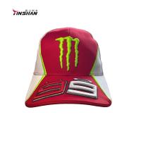 China Racing Sport Cap for Men 3D Embroidery 6 Panel Design Custom Color Custom Car Cycling for sale