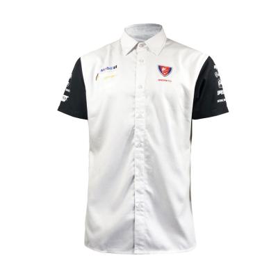 China Custom Printed Polo Shirt for Unisex Motor and Racing Sports Team in Cotton/Poly Blend for sale
