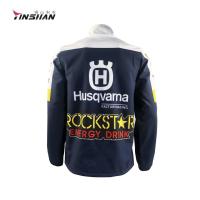 China 18. Men's Custom Embroidered Softshell Racing Jacket for Motorcycle Auto Competitions for sale