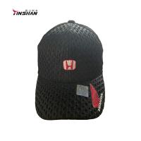 China Adults Canvas Racing Baseball Cap Full Embroidery 6 Panel Cotton Motor Racing Hats for sale