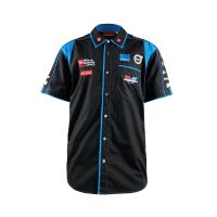 China Custom Short Sleeve F1 Car Racing Shirt 100% Polyester Breathable Motocross Shirts for sale