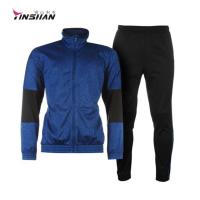 China Custom Color Style Sets Men's GymClothing in Polyester Spandex for Breathable Running for sale
